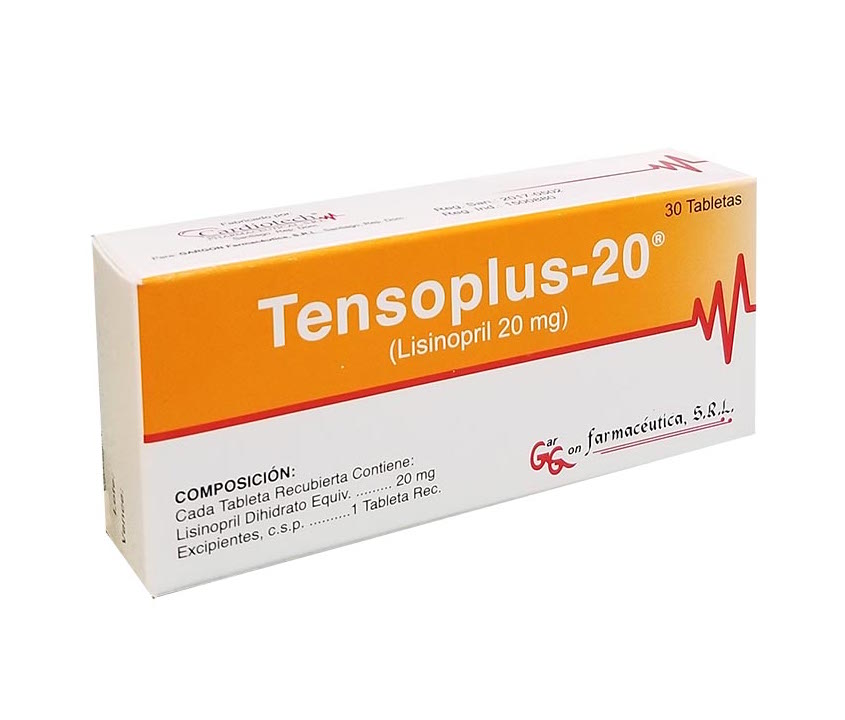 Tensoplus 20Mg - FarmaciaRD
