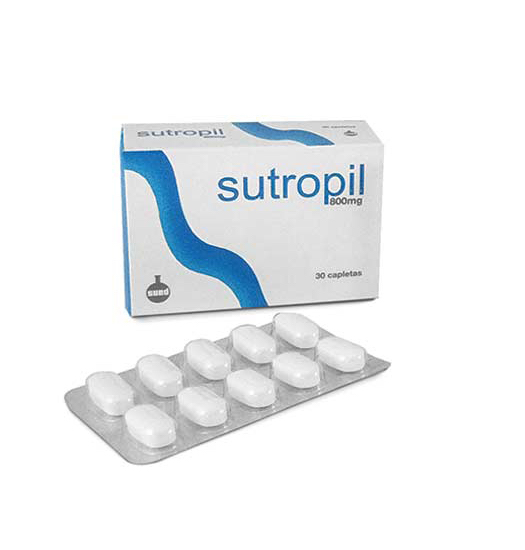 Sutropil 800Mg Capletas - FarmaciaRD