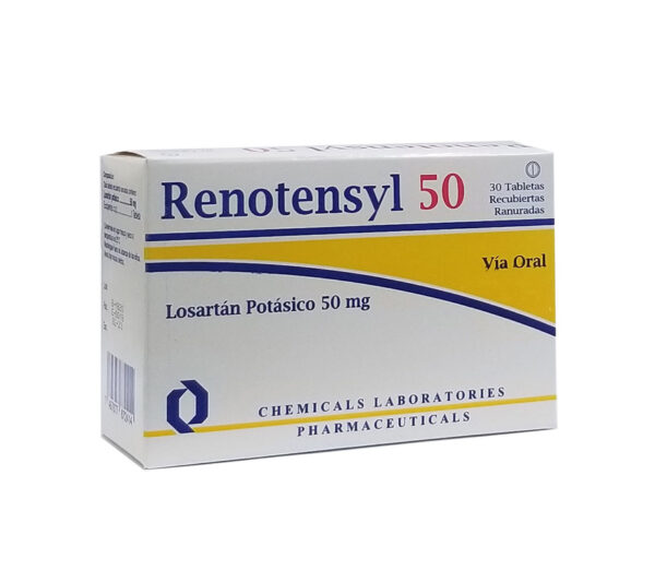 Renotensyl 50Mg Tabletas - FarmaciaRD