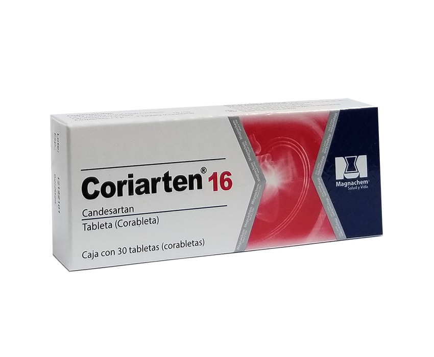 Coriarten 16Mg Tabletas - FarmaciaRD