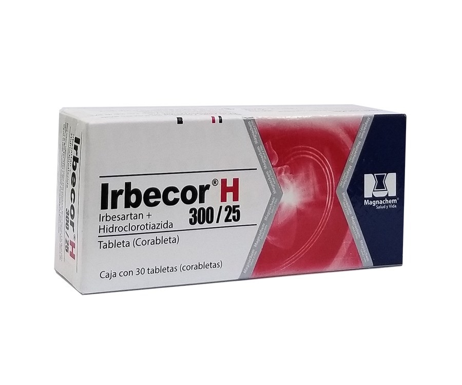 Irbecor H 300/25Mg Tabletas - FarmaciaRD