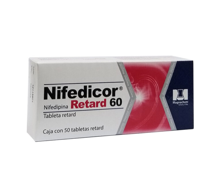 Nifedicor Retard 60Mg Tabletas - FarmaciaRD