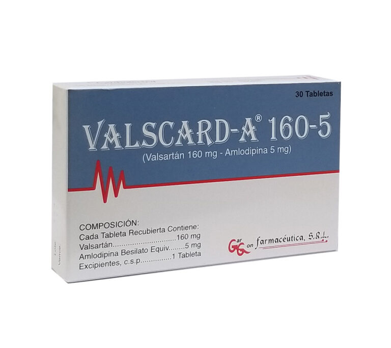 Valscard A 160/5Mg Tabletas - FarmaciaRD