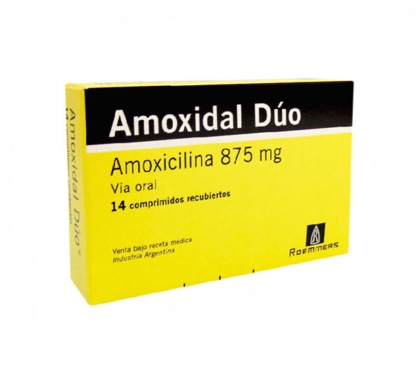 Amoxidal Duo 875Mg Comprimidos - FarmaciaRD