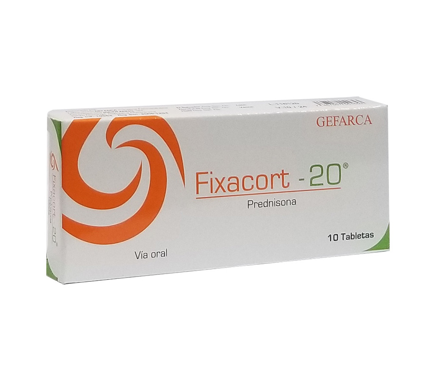 Fixacort 20Mg Tabletas - FarmaciaRD