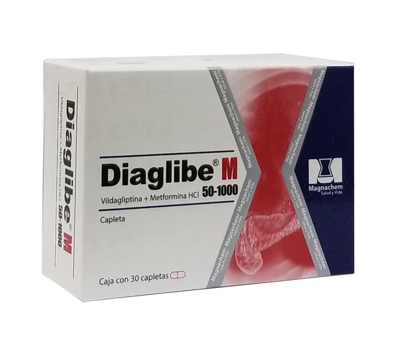 Diaglibe M 50/1000Mg Capletas - FarmaciaRD