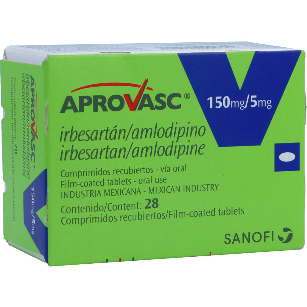 Aprovasc 150/5Mg Tabletas - FarmaciaRD