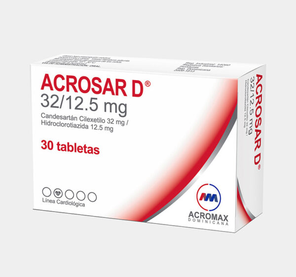 Acrosar D 32/12.5Mg Tabletas - FarmaciaRD