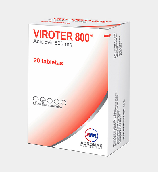 Viroter 800Mg Tabletas - FarmaciaRD