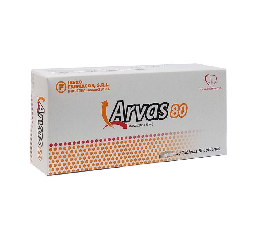 Arvas 80Mg Tabletas - FarmaciaRD