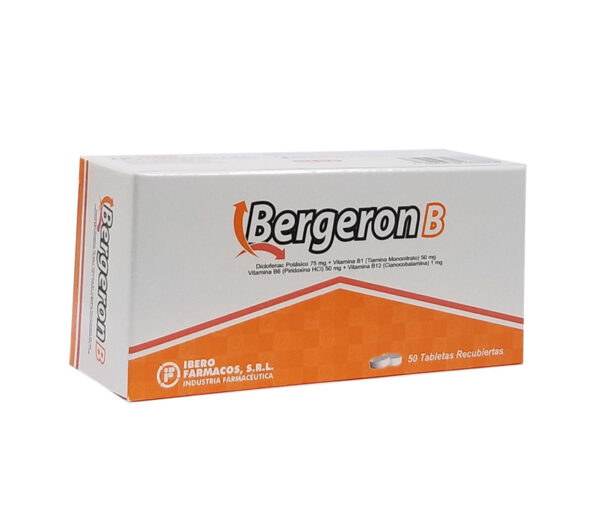 Bergeron B Tabletas - FarmaciaRD