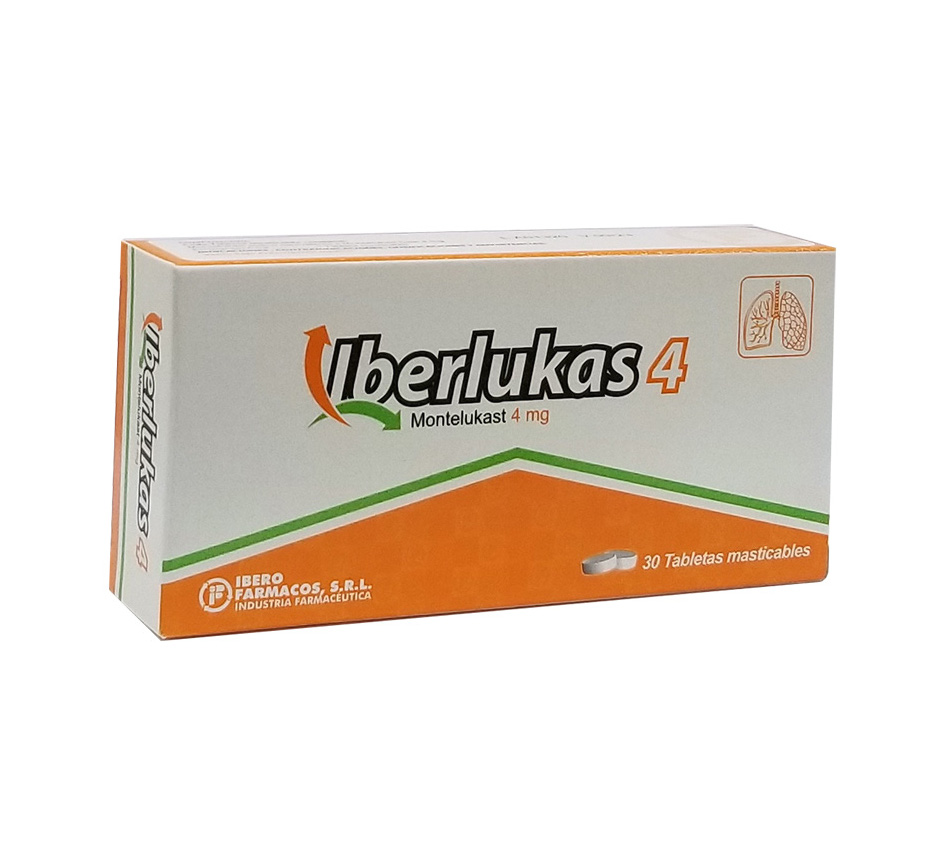 Iberlukas 4Mg Tabletas - FarmaciaRD