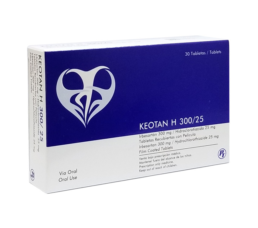 Keotan H 300/25Mg Tabletas - FarmaciaRD