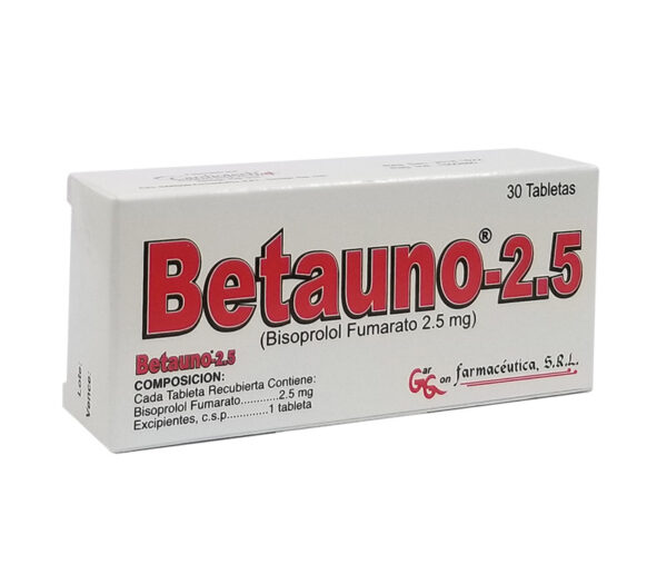 Betauno 2.5Mg Tabletas - FarmaciaRD