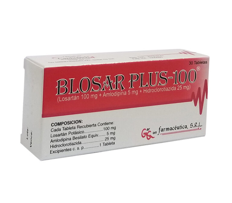 Blosar Plus-100 Tabletas - FarmaciaRD