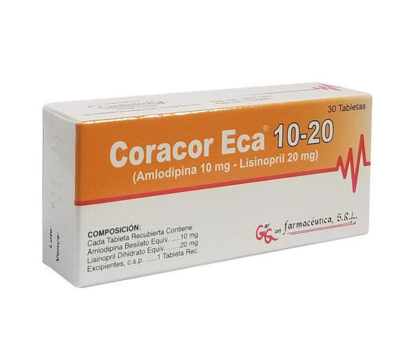 Coracor Eca 10/20Mg Tabletas - FarmaciaRD