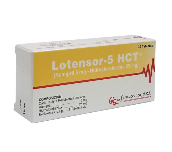 Lotensor-5 Hct Tabletas - FarmaciaRD