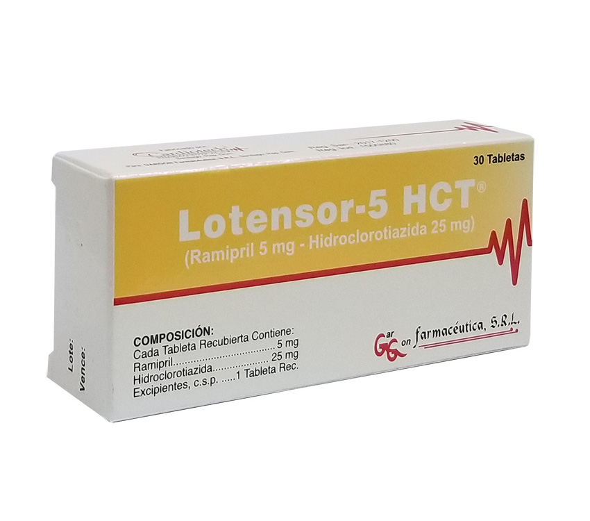 Lotensor-5 Hct Tabletas - FarmaciaRD
