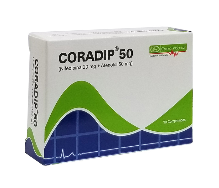 Coradip 50/20Mg Comprimidos - FarmaciaRD