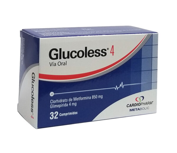 Glucoless 4 850/4Mg Comprimidos - FarmaciaRD