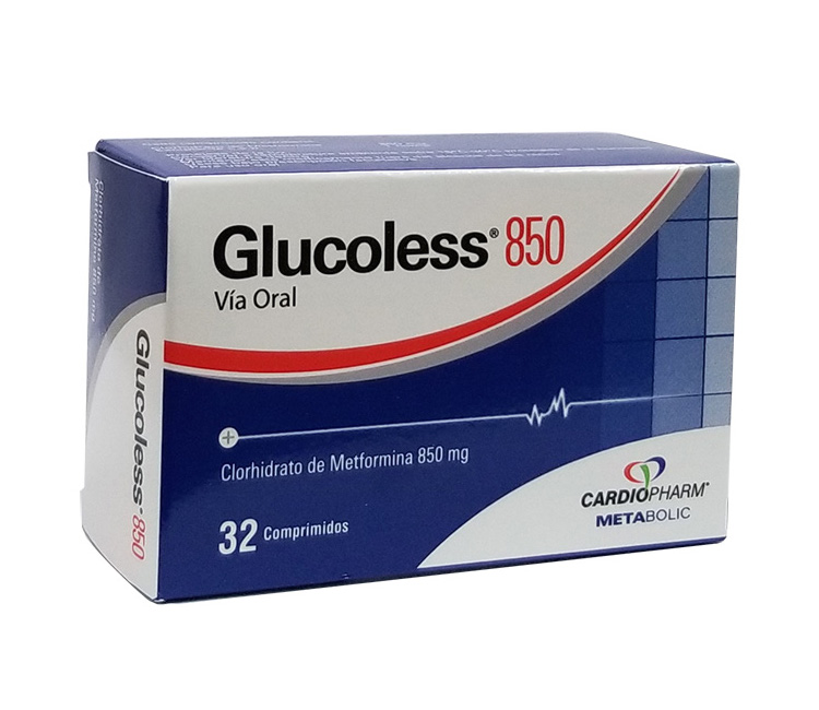 Glucoless 850Mg Comprimidos - FarmaciaRD