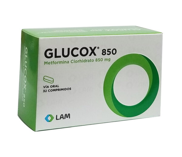 Glucox 850Mg Comprimidos - FarmaciaRD