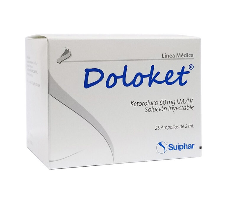 Doloket 60Mg Solución Inyectable IM-IV - FarmaciaRD