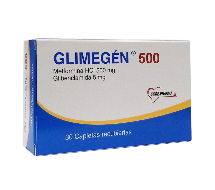 Glimegen 500Mg Capletas - FarmaciaRD
