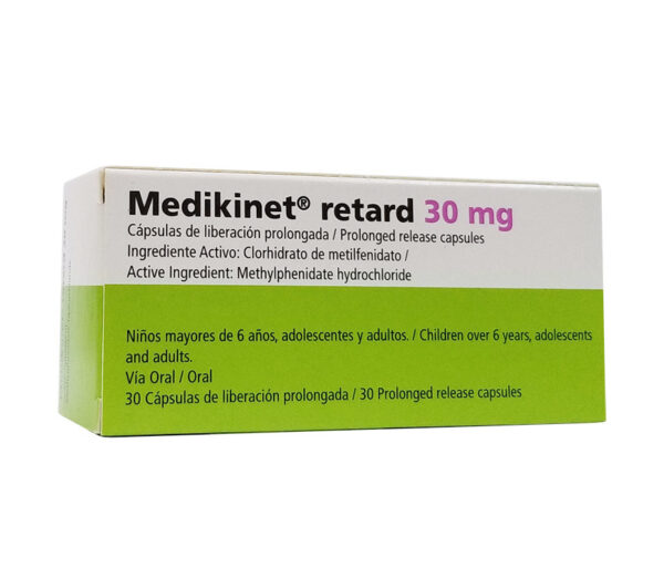 Medikinet Retard 30Mg Capsulas - FarmaciaRD