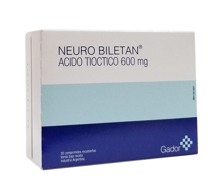Neuro Biletan 600Mg Comprimidos - FarmaciaRD