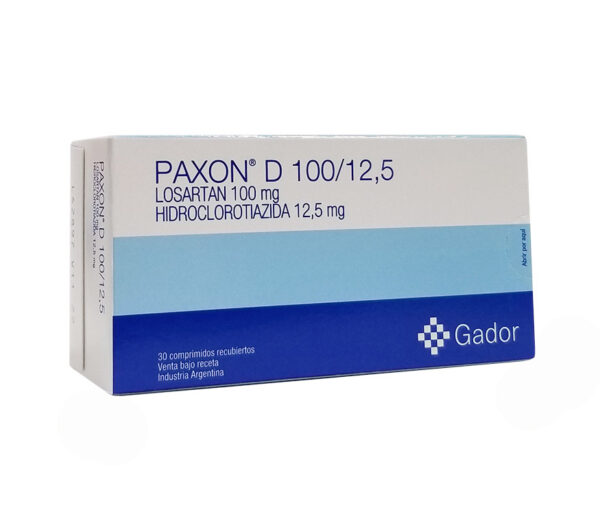 Paxon D 100/12.5Mg Comprimidos - FarmaciaRD