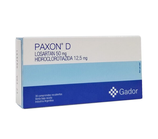 Paxon D 50/12.5Mg Comprimidos - FarmaciaRD