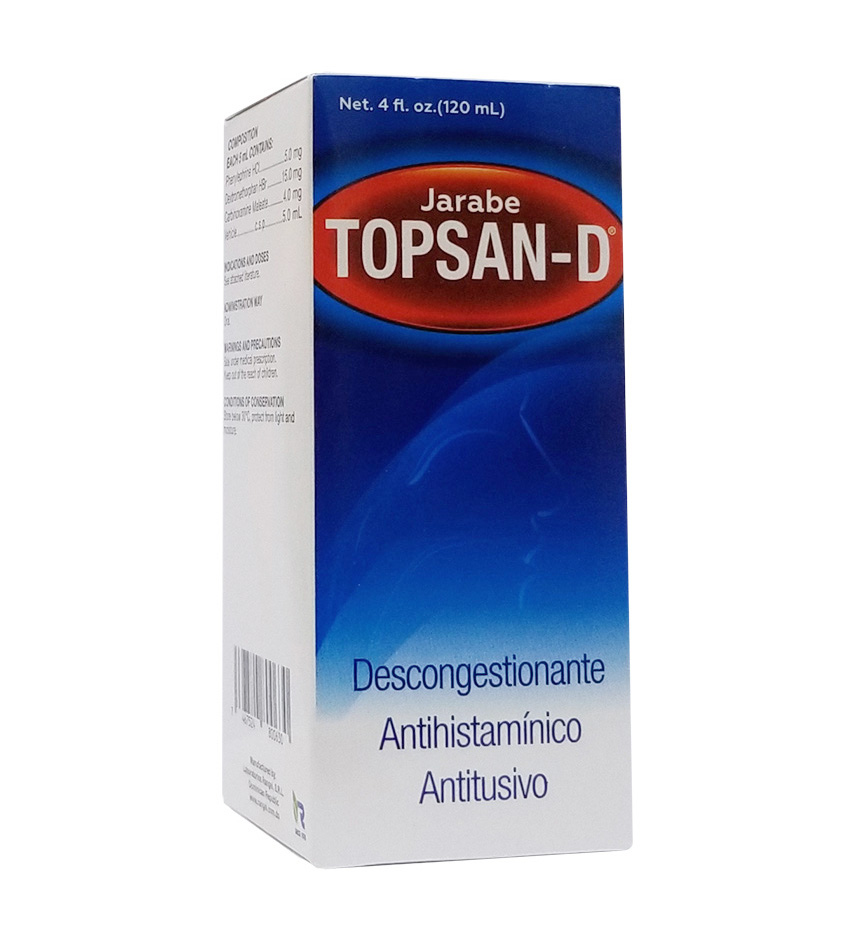 Topsan-D Jarabe - FarmaciaRD