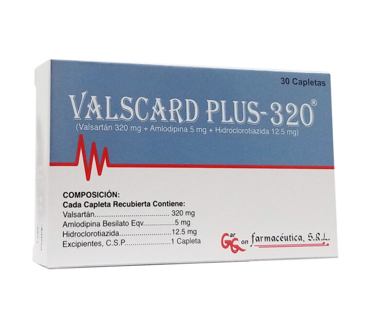 Valscard Plus 320Mg Capletas - FarmaciaRD