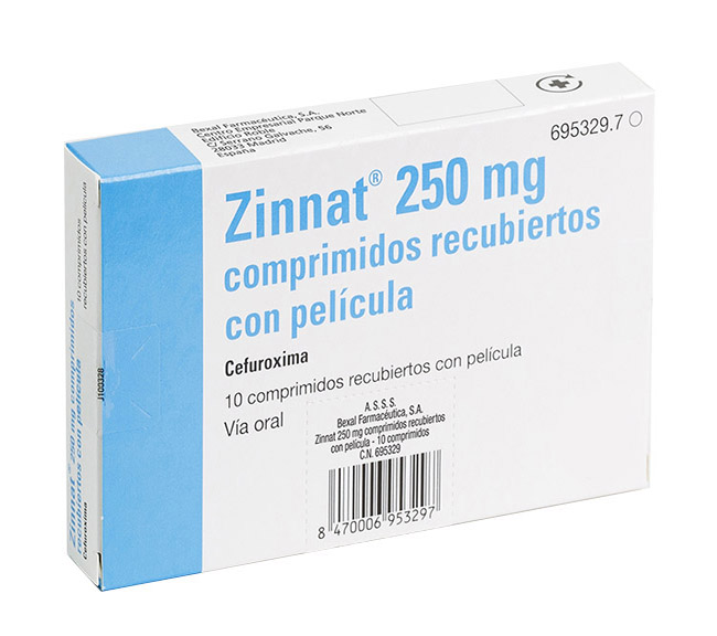 Zinnat 250Mg Comprimidos - FarmaciaRD