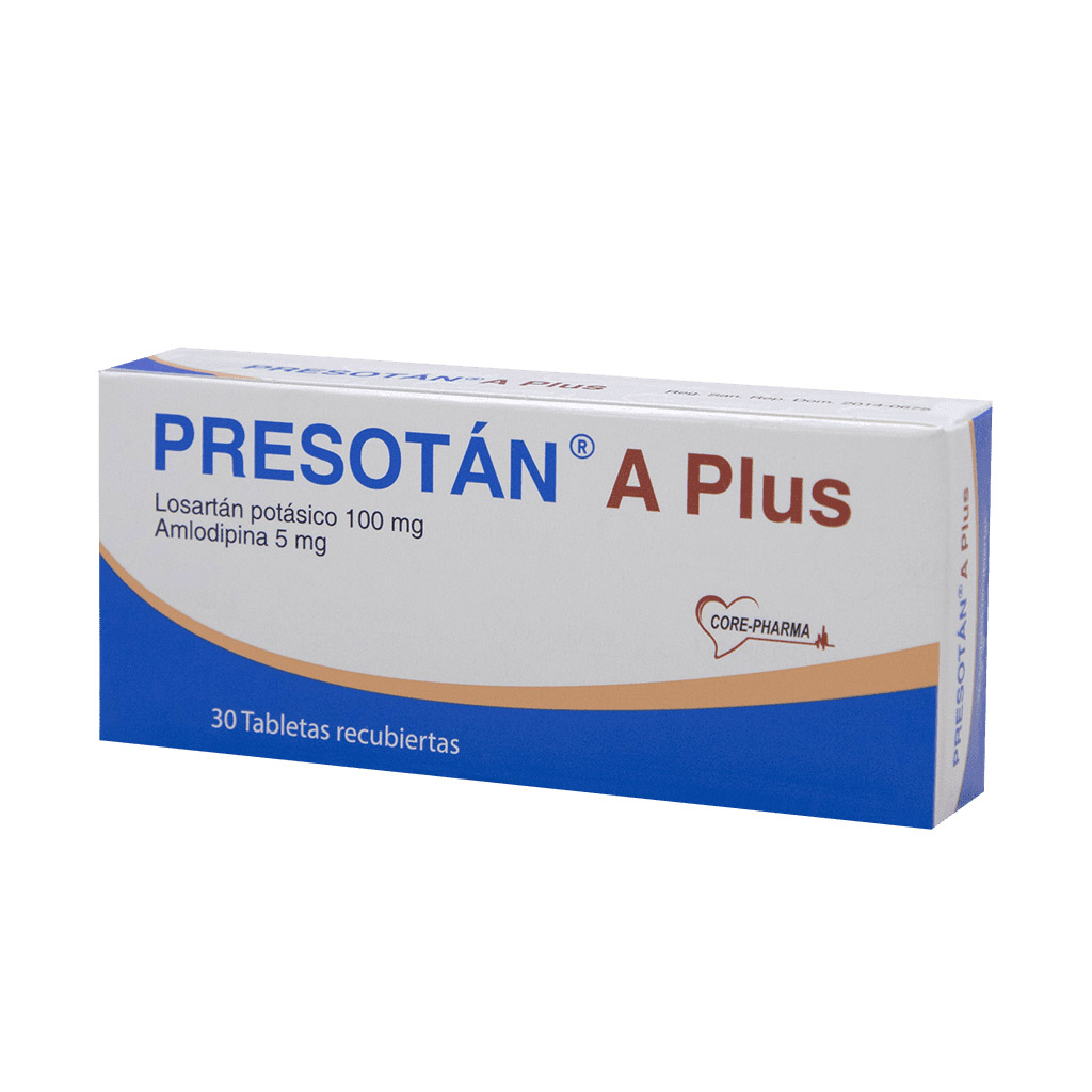 Presotan A Plus 100/5Mg Tabletas - FarmaciaRD
