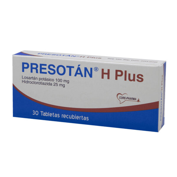 Presotan H Plus 100/25Mg Tabletas - FarmaciaRD