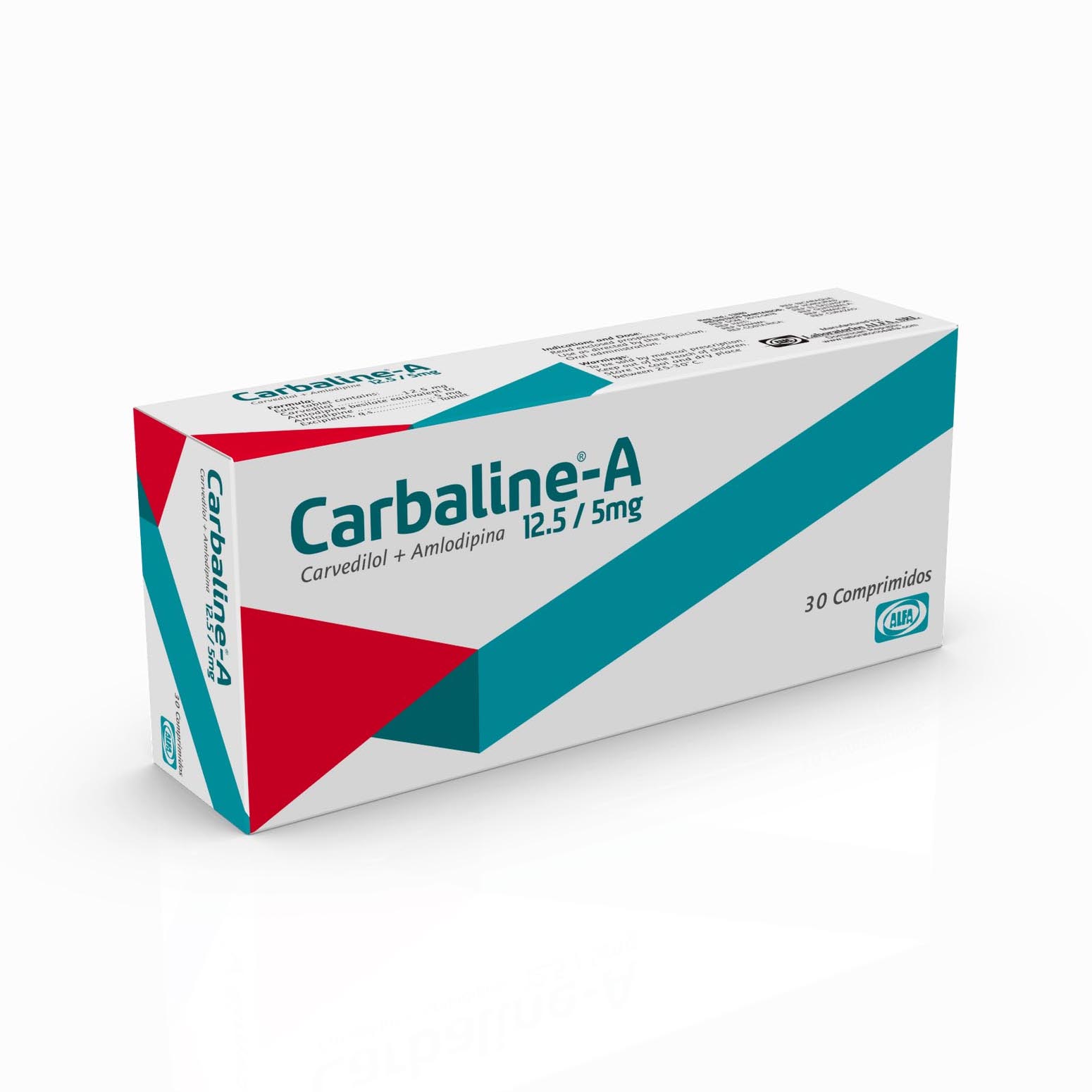 Carbaline A 12.5/5Mg Comprimidos - FarmaciaRD