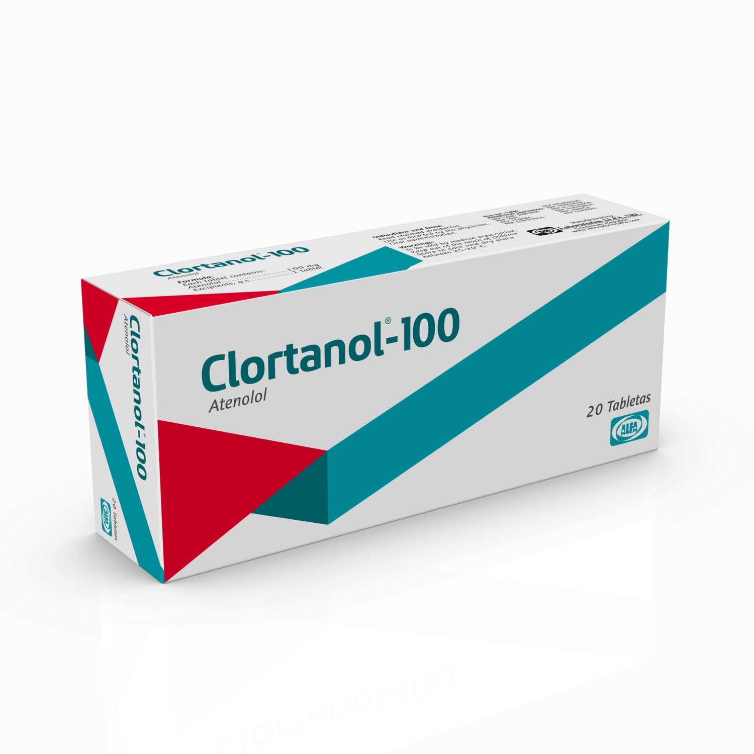 Clortanol 100Mg Tabletas - FarmaciaRD