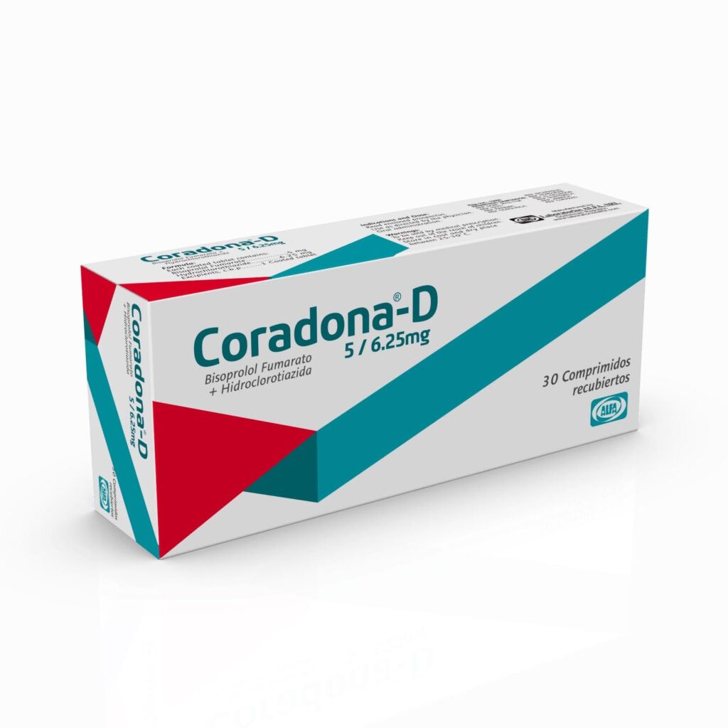 Coradona D 5/6.25Mg Comprimidos - FarmaciaRD