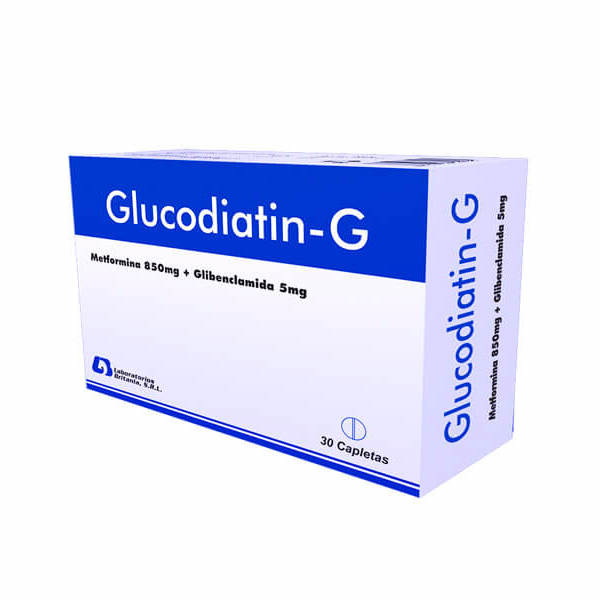 Glucodiatin G 850/5Mg Capletas - FarmaciaRD