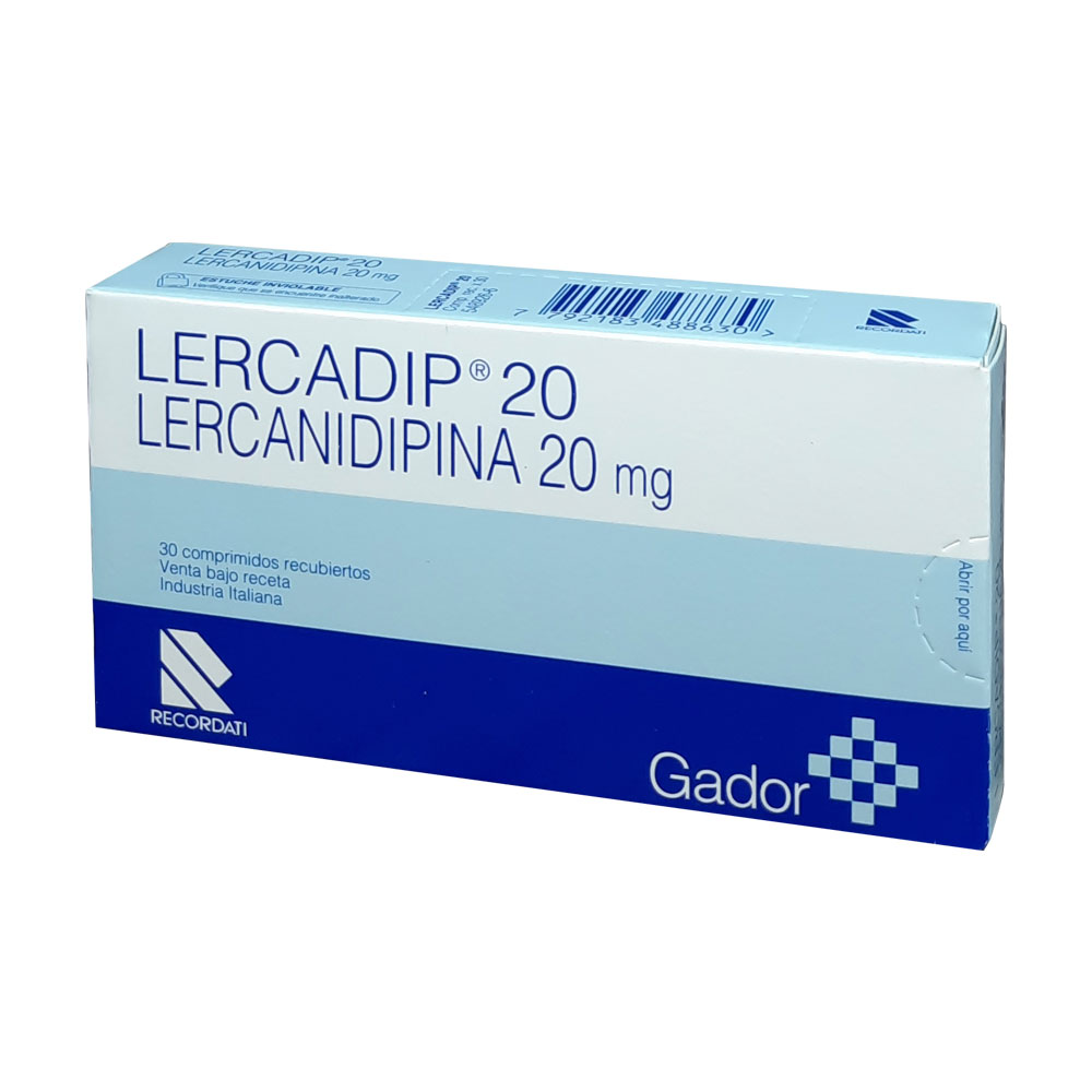 Lercadip 20Mg Comprimidos - FarmaciaRD