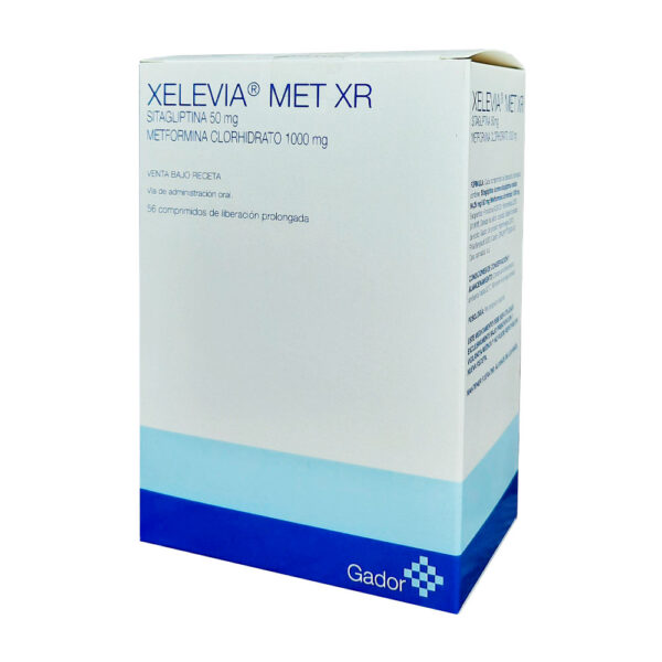 Xelevia Met XR 50/1000Mg Comprimidos - FarmaciaRD